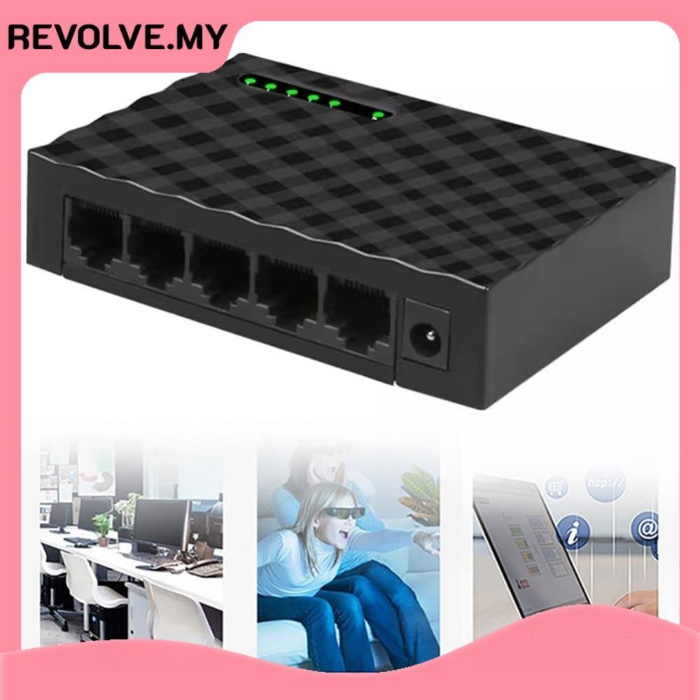 5 Port 1000Mbps Gigabit Network Switch RJ45 LAN Desktop Ethernet HUB ...