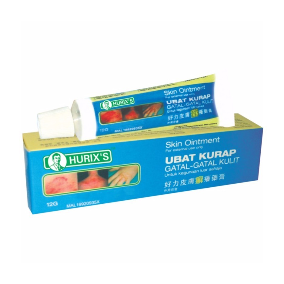 Hurix's Ubat Kurap Gatal-Gatal Kulit ( Skin Ointment) 12g | Shopee Malaysia