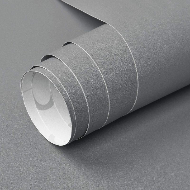 Plain Light Gray Motif Wall Wallpaper Size 10m x 45cm | Shopee Malaysia