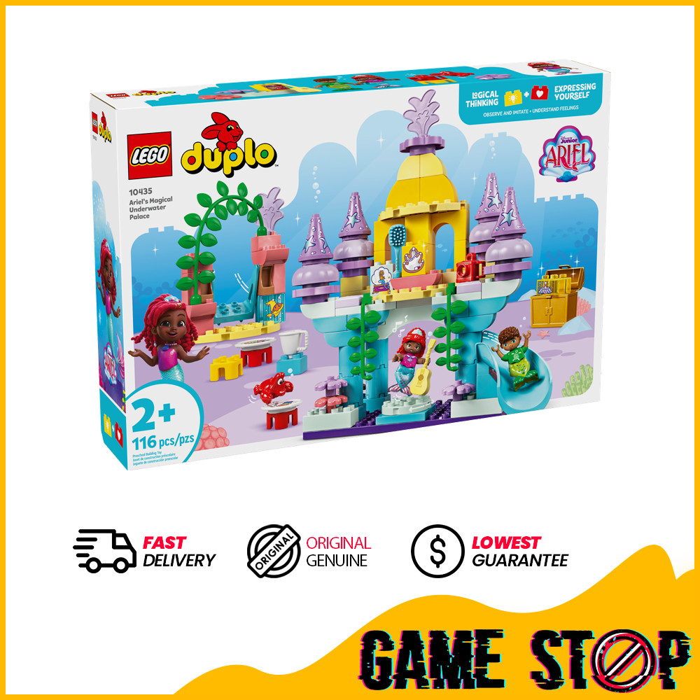 Lego 10435 DUPLO Disney TM Ariel's Magical Underwater Palace | Shopee ...