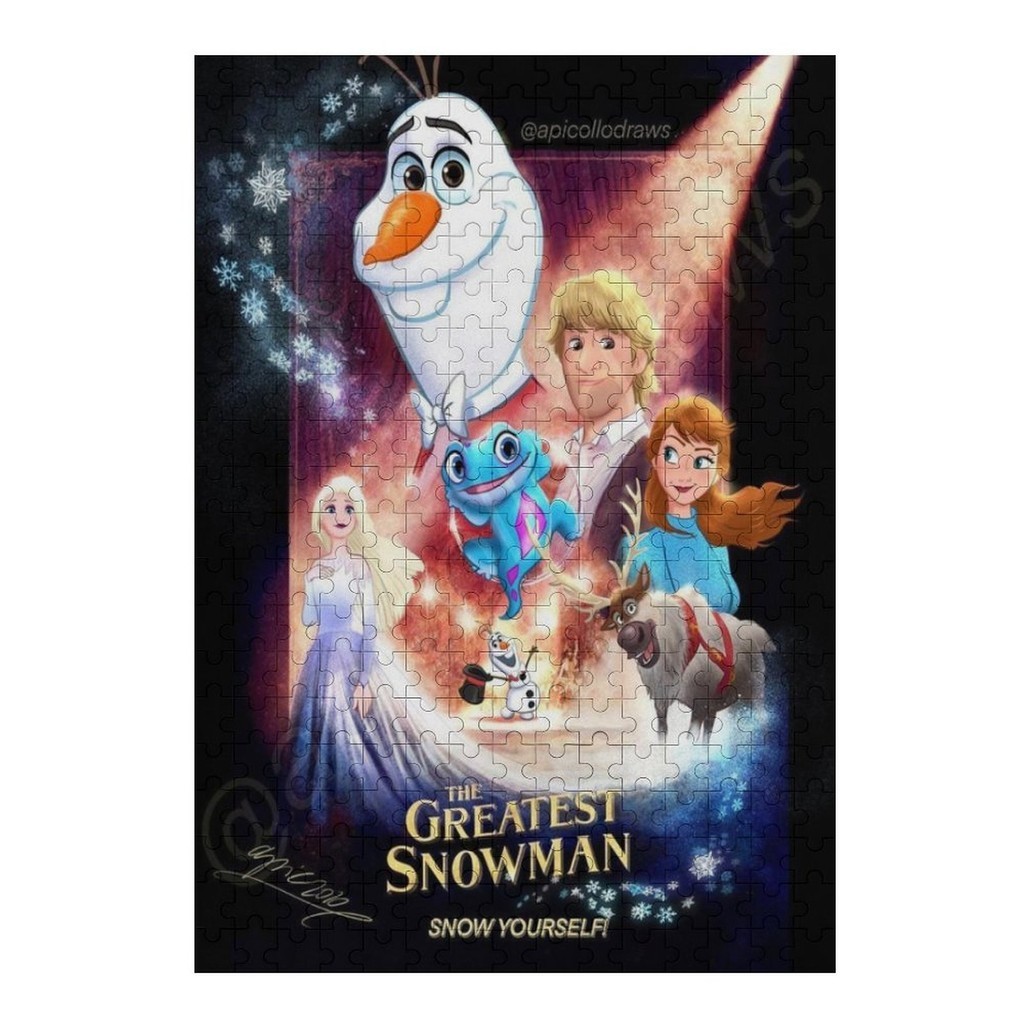Disney Animated Films Frozen Color Printing Puzzle 1000 Piece Jigsaw ...