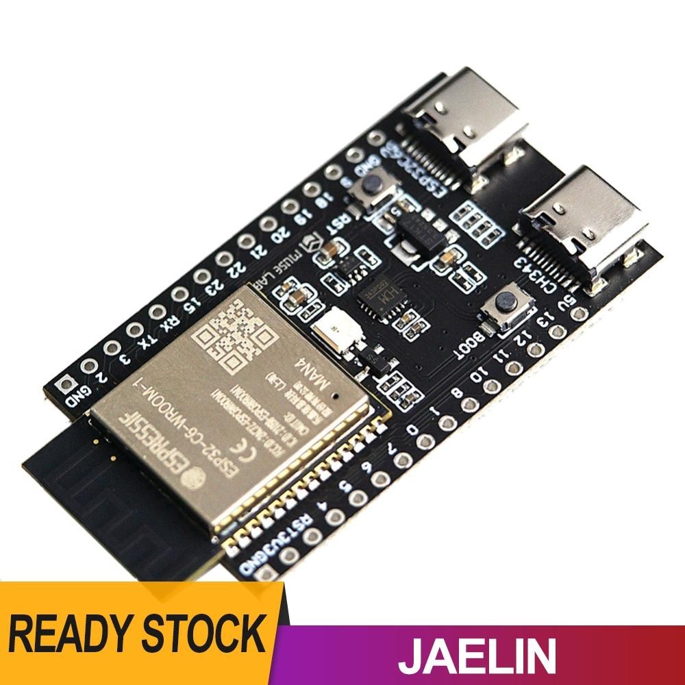 ESP32-C6 Development Board WiFi Bluetooth-Compatible ESP32-C6-WROOM-1 Dual USB C [Jaelin.my ...