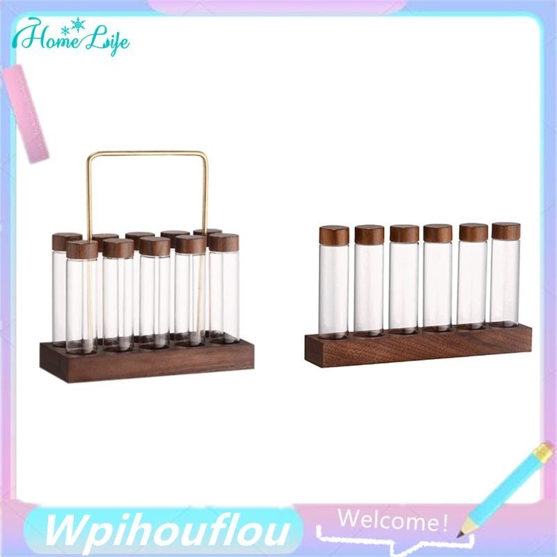 [HoME&life] Glass Test Tube Display Stand Barista Tools Single Tube ...