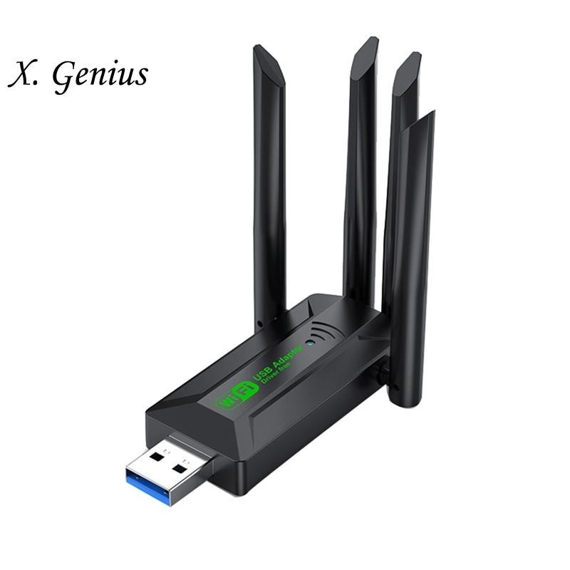 1200Mbps Dual Band USB3.0 Wifi Adapter 2.4GHz 5GHz WiFi Adapter with 4 ...