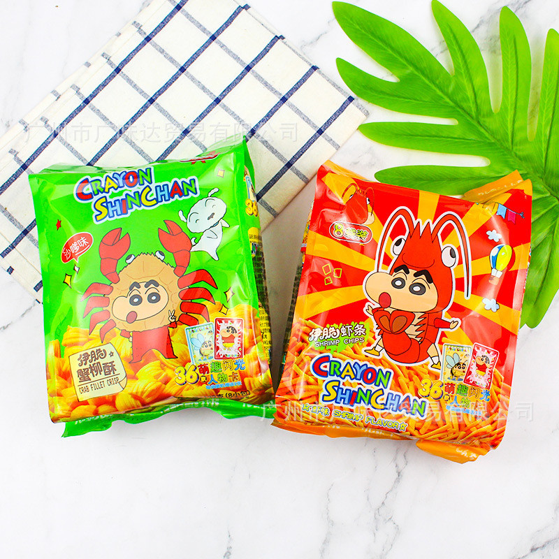 Tinle Cartoon King Crayon Shin-Chan Satay Shrimp Flavor Yi Crispy ...