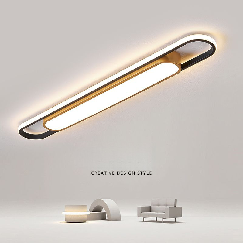 Aisle Light Rectangle Simple Modern LED Ceiling Light Long Strip Light ...