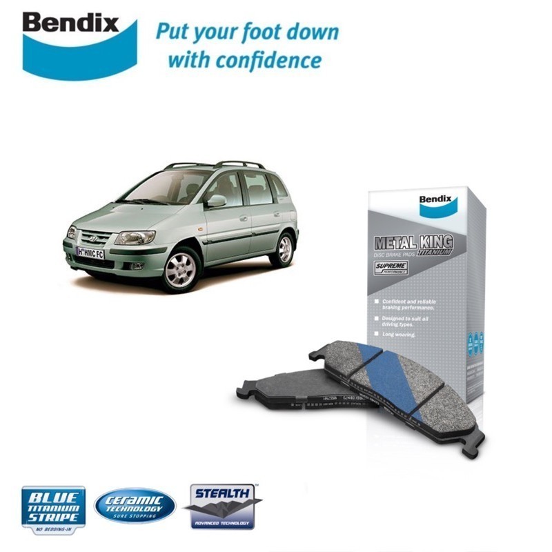 Original Bendix DB1503MKT Front Brake Pad - Hyundai Matrix | Shopee ...