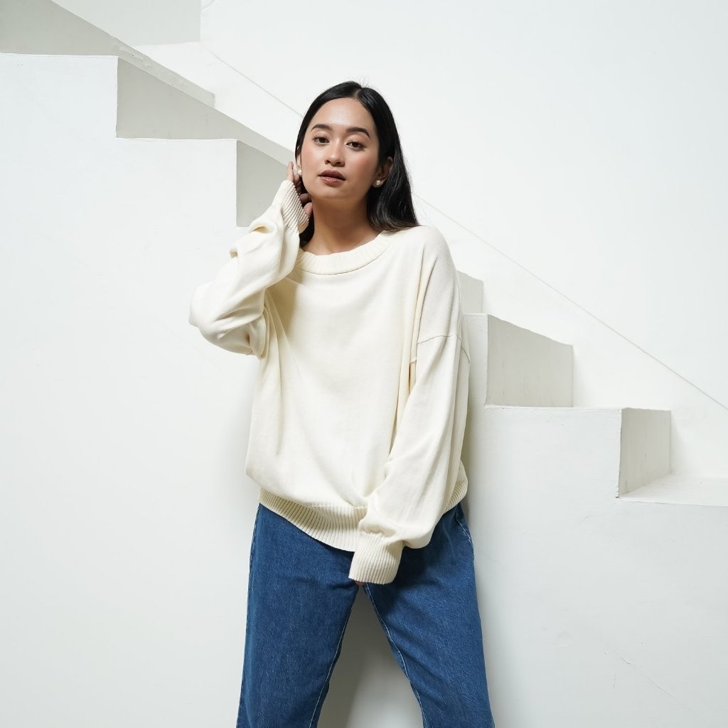 Bwbyaz - SHEIN BASIC OVERSIZED SWEATER 2.0 | | Shopee Malaysia