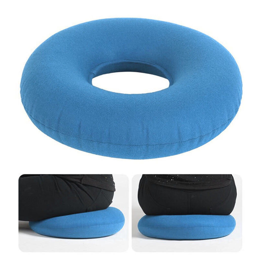 Hip Support Hemorrhoid Seat Pad 38cm Inflatable Massage Cushion with ...