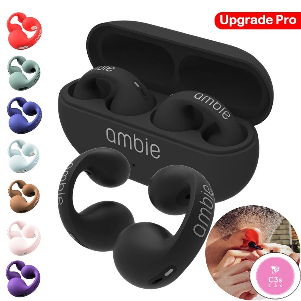 C3S Ambie Sound Earcuffs Wireless Earphones Bluetooth 5.3 Earring ...
