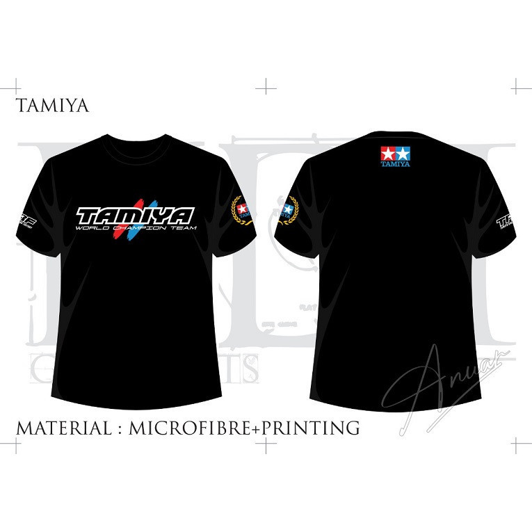 Tamiya T-Shirt OEM Black/ White, XXXL, XXL, XL, L, M | Shopee Malaysia