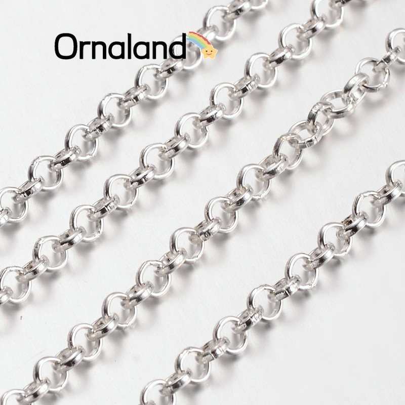 2-10m Iron Rolo Chains Belcher Chain Unwelded with Card Paper Lead Free ...