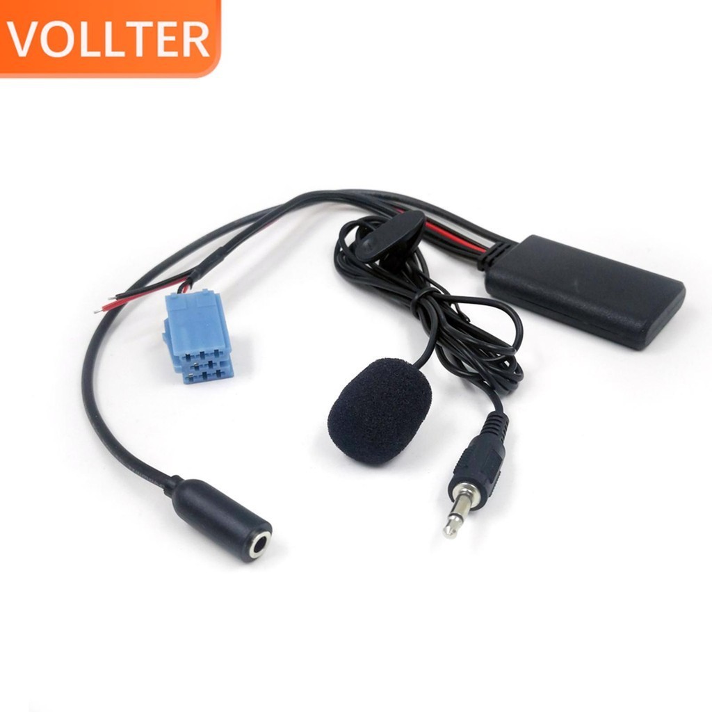 1/2/3 Bluetooth 5.0 AUX in Cable with 8Pin ISO Mic Auxiliary for ...