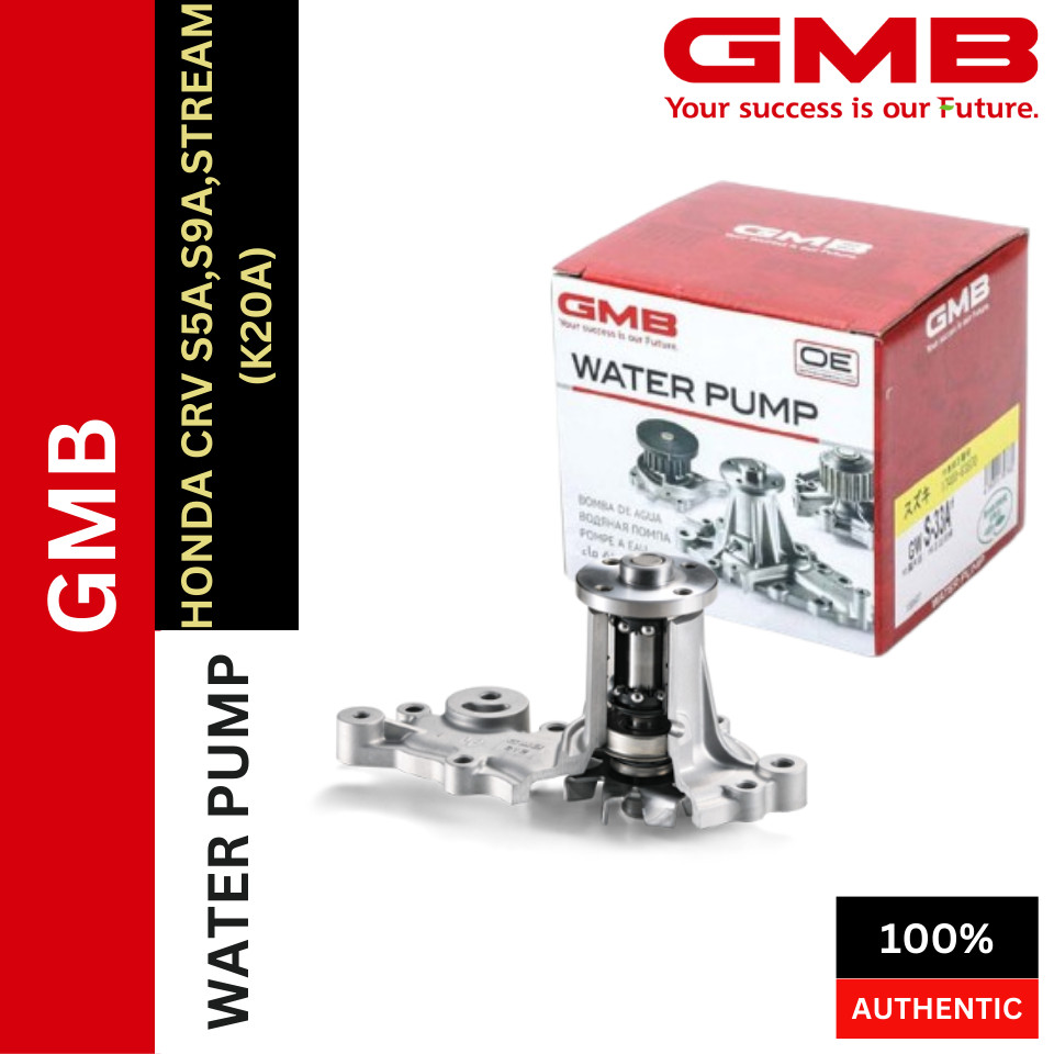 GWHO-52 GMB WATER PUMP HONDA CRV S5A,S9A,STREAM RN3 (K20A) | Shopee ...