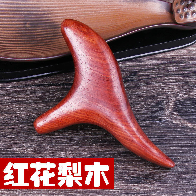 New Product#Red Rosewood Reflexology Foot Massager Point Tool Triangle ...