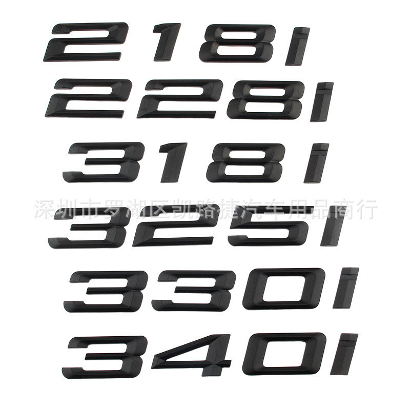 1 Piece BMW BMW3 Series Rear Trunk Logo Sticker 325li 328li 330li 335i ...