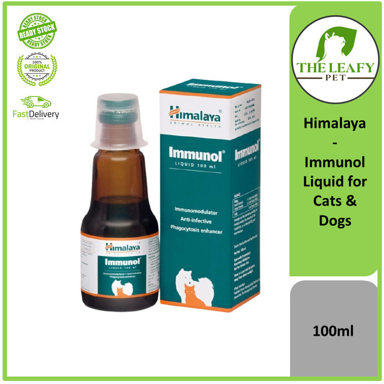 Himalaya Immunol Liquid for Dogs and Cats - 100ml | Shopee Malaysia