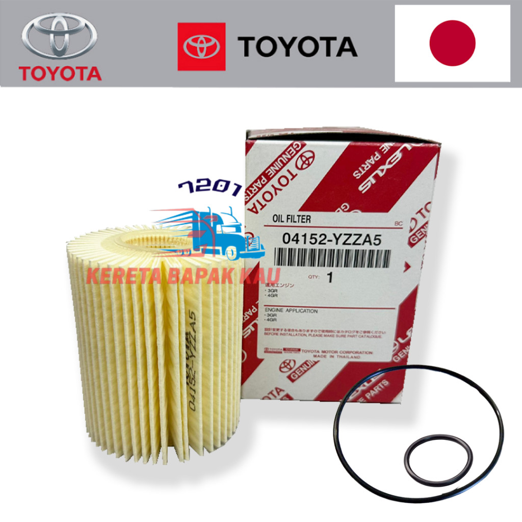 TOYOTA 04152-YZZA5 OIL FILTER HILUX GUN25/ FJ CRUISER / LEXUS LS250 ...