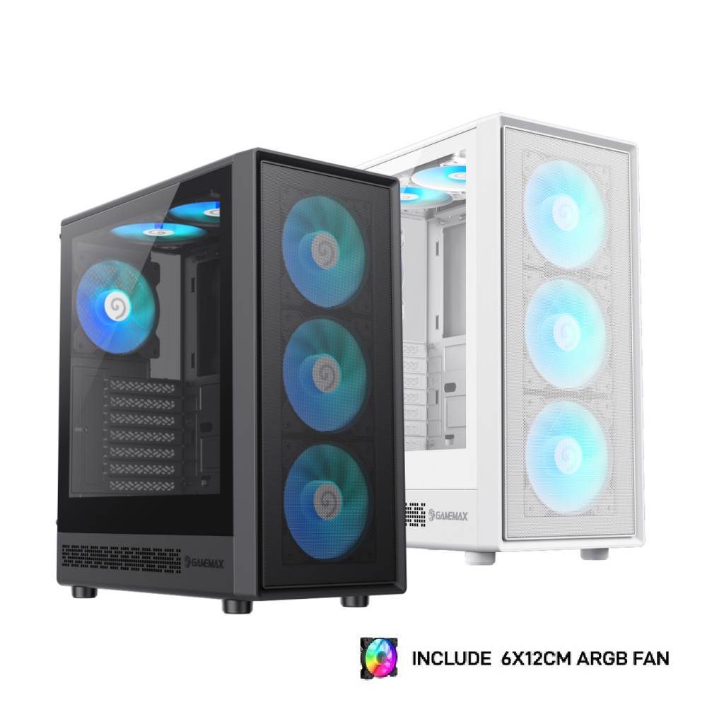 Gamemax Storm 2 Mid Tower PC Casing ATX Gaming Case | Shopee Malaysia