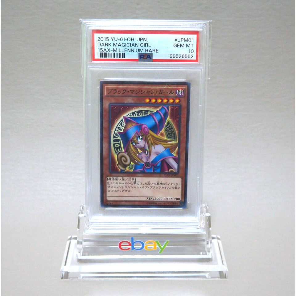 Yu-Gi-Oh PSA10 Dark Magician Girl 15AX-JPM01 Millennium Rare 2015 Japanese PS363 | Shopee Malaysia