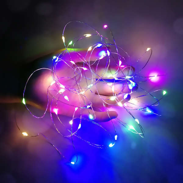 lampu lip lap solar lampu kelip kelip raya Rentetan cahaya dawai ...