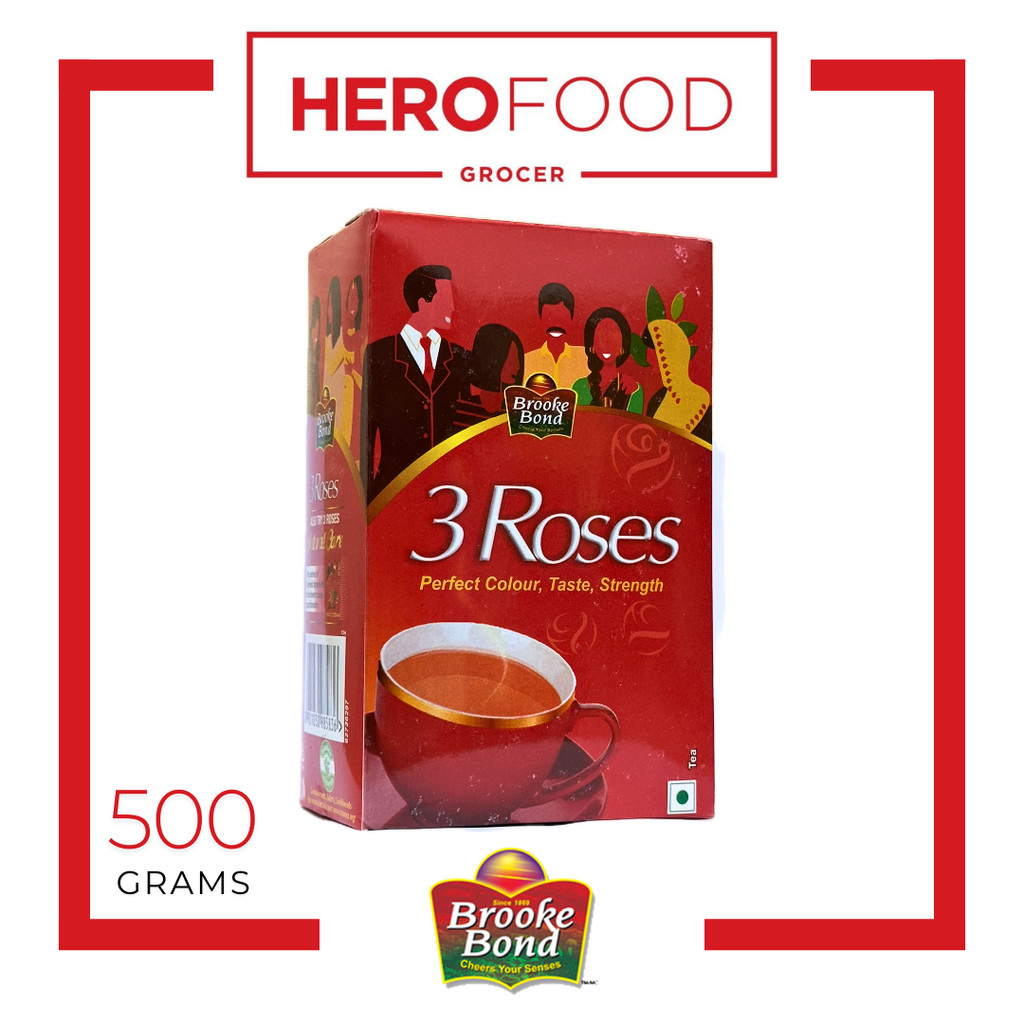 BROOKE BOND 3 Roses Tea 500g | Shopee Malaysia