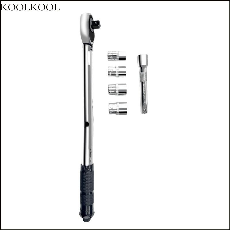 KOOK Adjustable Torque Ratchet Socket Wrench Spanner Set For Accurate ...