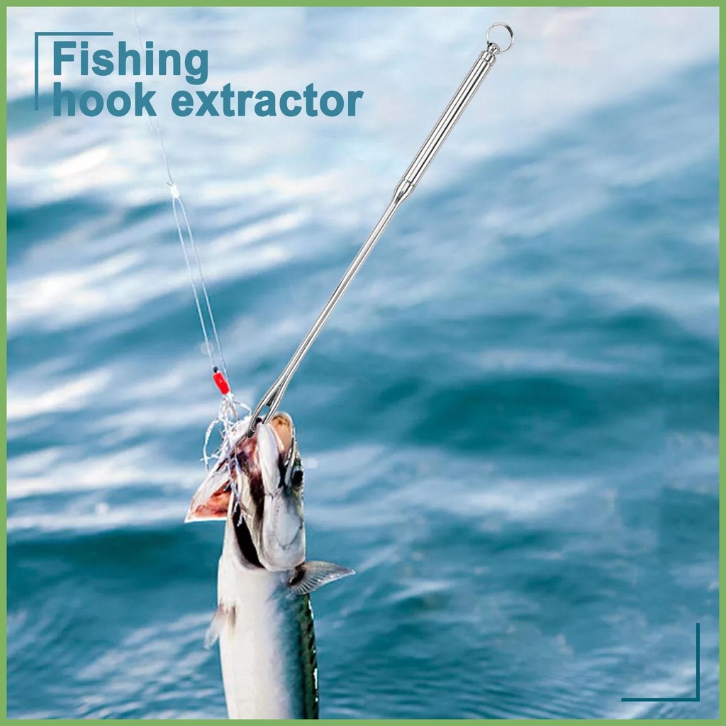 Fishing Hook Remover Stainless Steel Hooker Tool Hook Grabber Fishing ...