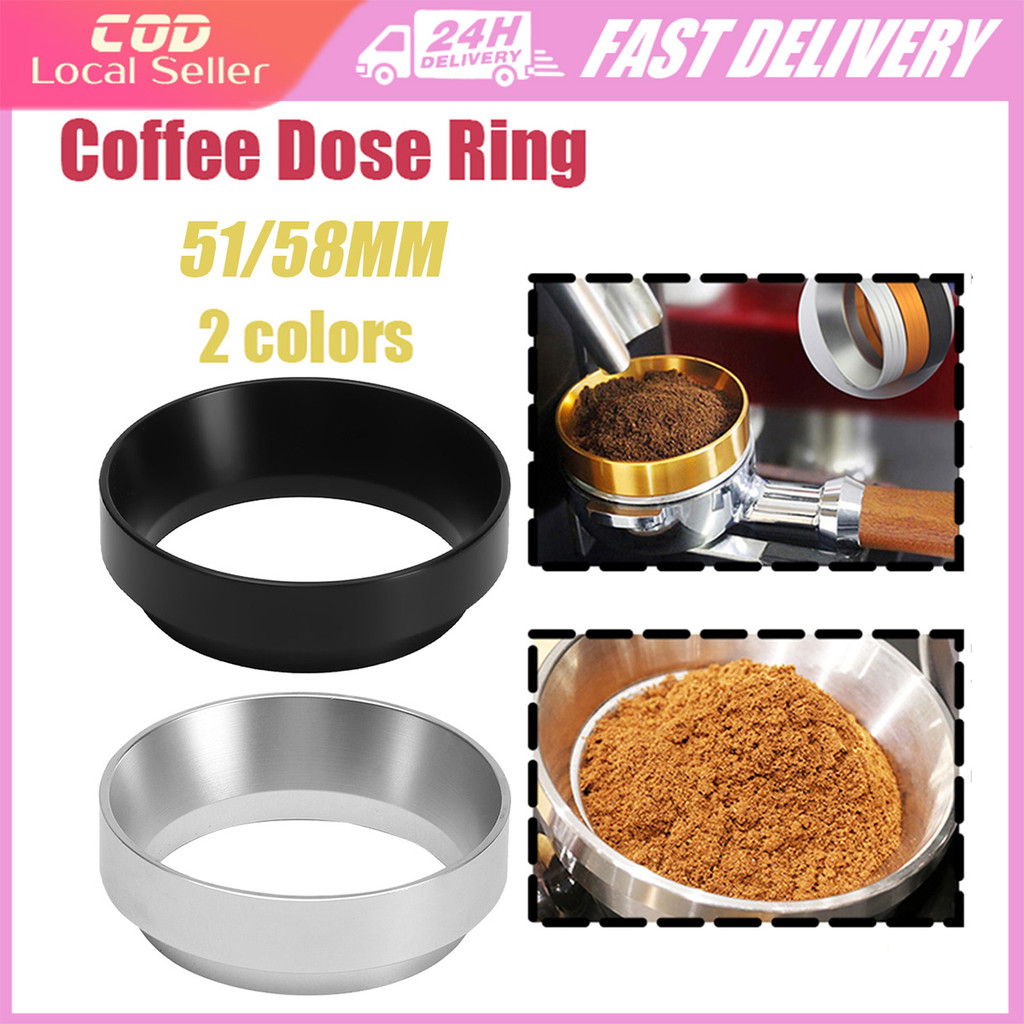 Coffee Espresso Dosing Ring Magnetic Funnel 51mm 58mm Espresso Dosing ...