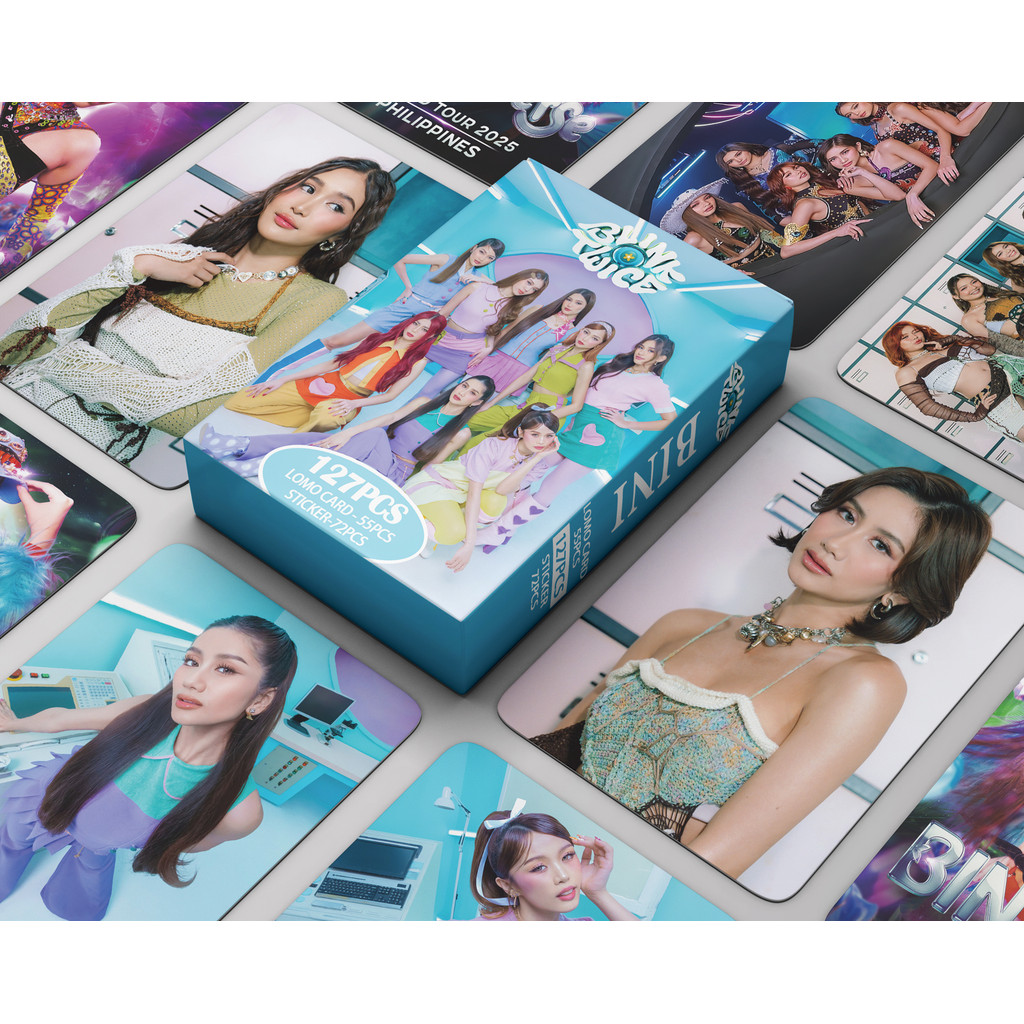 30-55pcs BINI Blink Twice Photocard Grand biniverse concert Jollibee CHERRY ON TOP Lomo Cards ...
