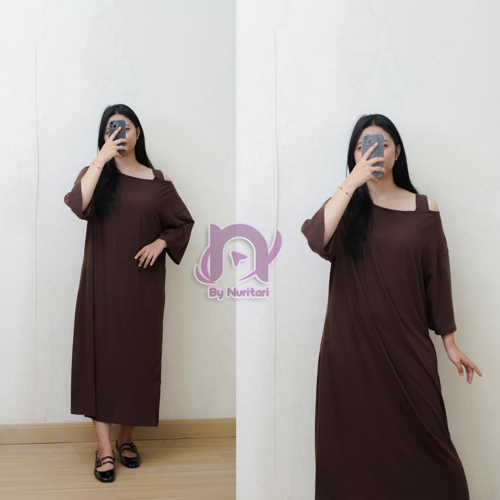 Belvera - ONE OFF SHOULDER STRAP DRESS ABG TEENAGER FEMININE FULL ...