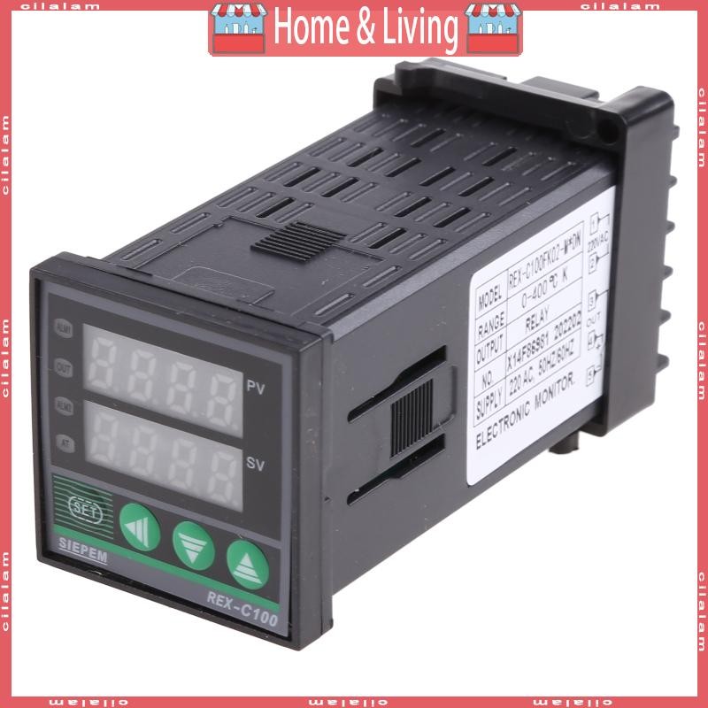 ci REX-C100 Digital LED PID Temperature Controller Set PV SV Display Thermostat | Shopee Malaysia
