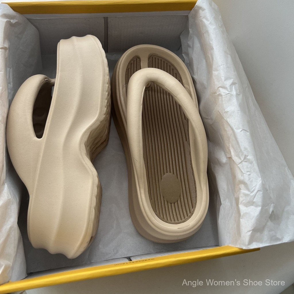 Thick-soled Heightened 2025 New Style Flip-Flops Female Fashion Trend ...