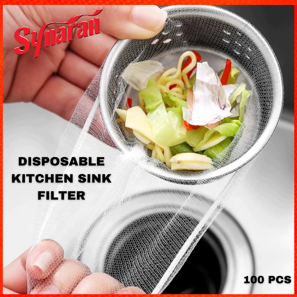 Sink Filter Mesh Bag Sink Corner Mesh Strainer Kitchen Anti Clogging ...
