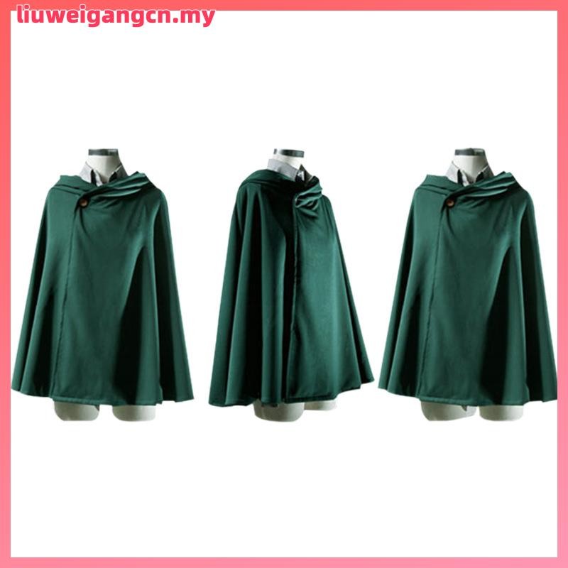 Attack on Titan Hoodie Cloak Anime Shingeki no Kyojin Cosplay Survey ...