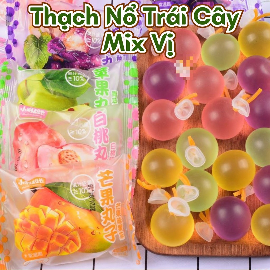 (PET Jar) Exploding Fruit Jelly Mixed with 5 Fruit Flavors, Exploding ...