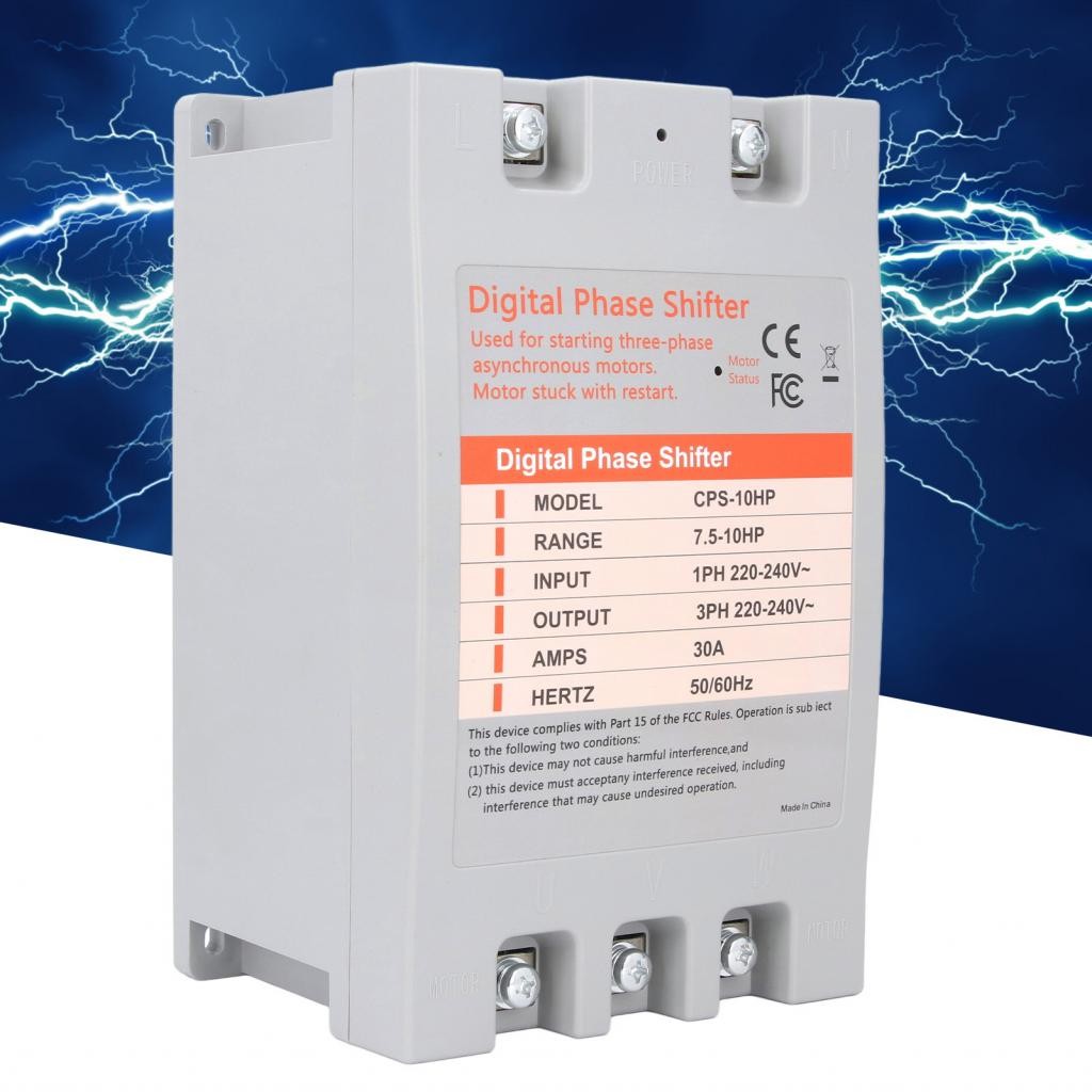 Yohooo Digital Phase Shifter Low Power Consumption 220-240V Single To 3 ...
