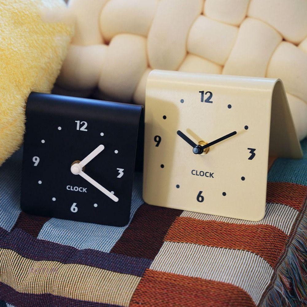 ROTUR Tabletop Clock, Silent Acrylic Bedside Table Clock, Office Decor ...