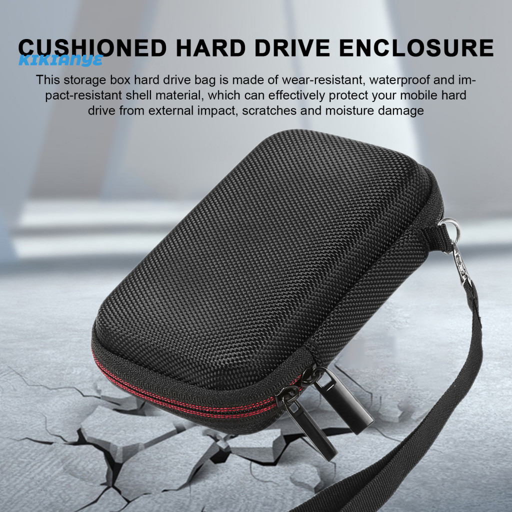 Secure Hard Drive Transport Case Portable Hard Drive Case Shockproof ...