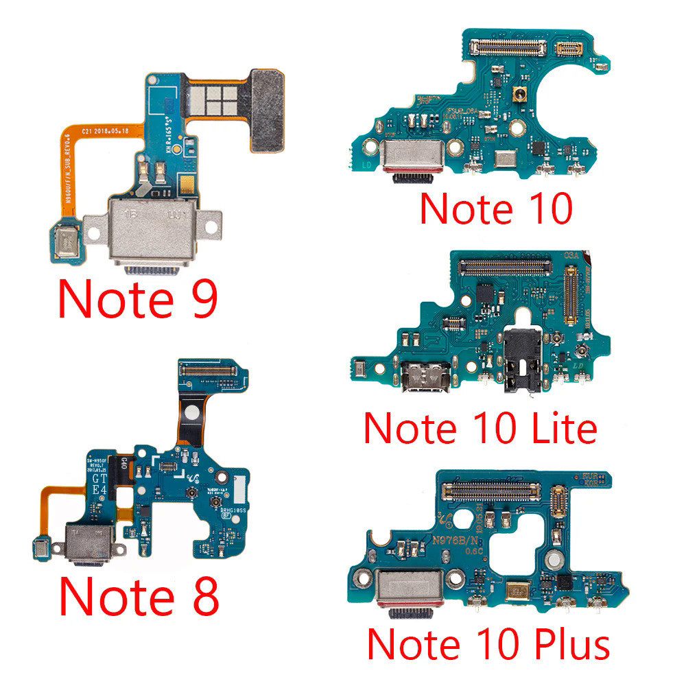 USB Charging Port Board Flex Cable Connector For Samsung Note 8 9 10 ...