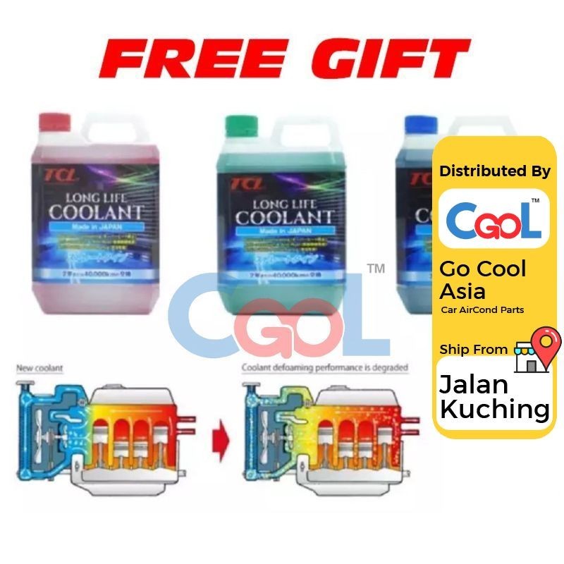 TCL Long Life Coolant ( 2Liters Made in Japan ) Red / Blue / Green ...
