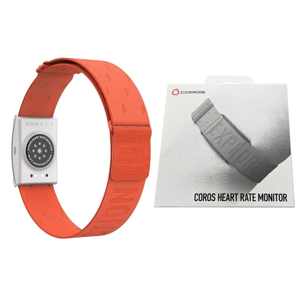COROS Heart Rate Monitor with Orange Armband (HR31) - 38 Hours Battery ...