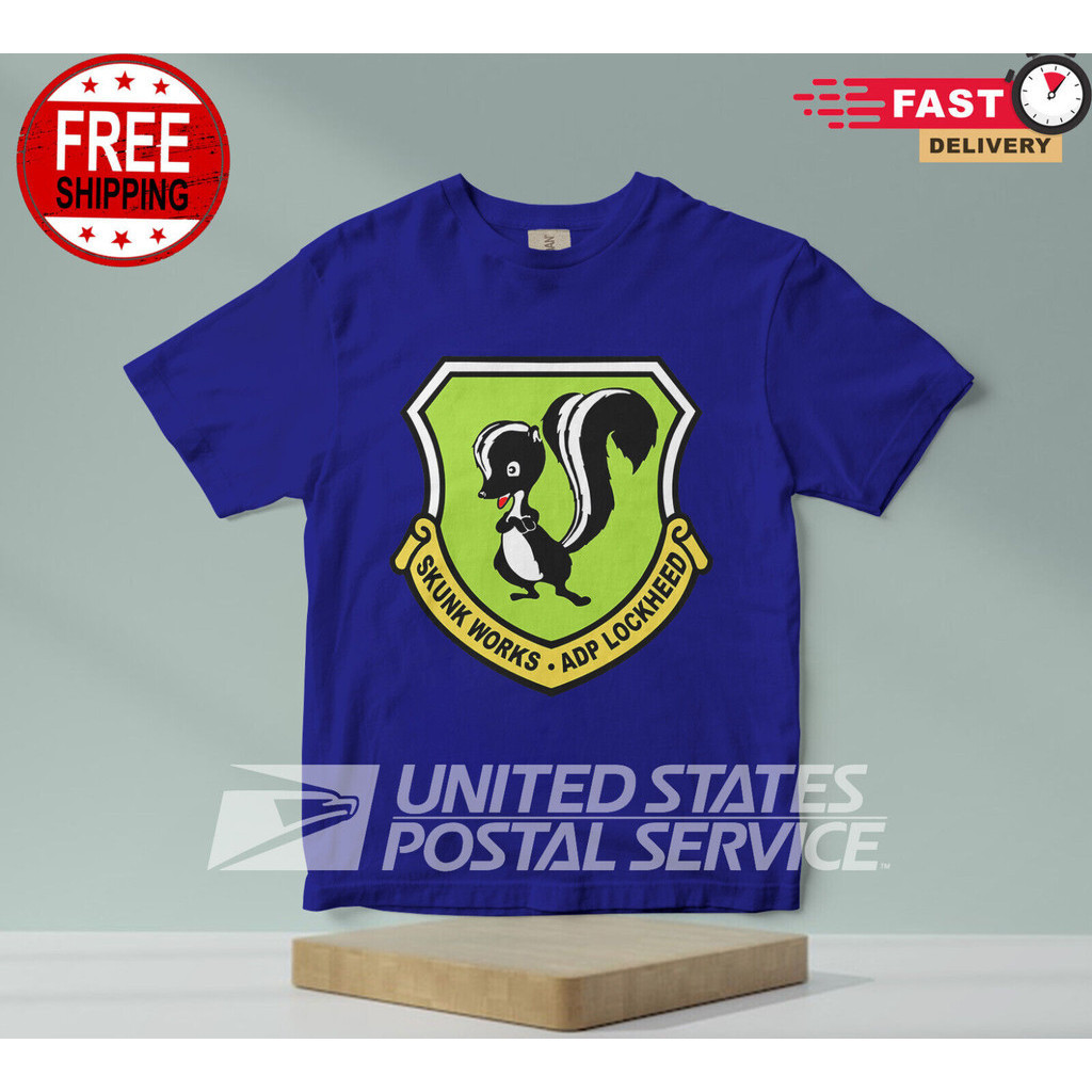 New Lockheed Martin Skunk Works Logo Tshirt Mens Tshirt Size S To ...