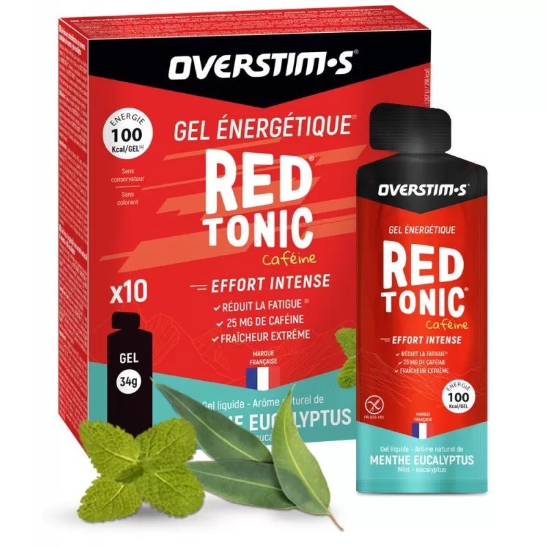 OVERSTIM.S Red Tonic Mint Eucalyptus Energy Gel Sachet | Shopee Malaysia