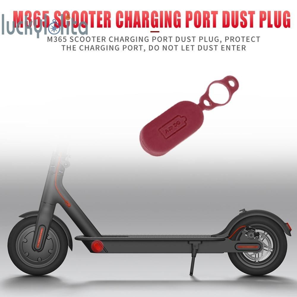 M365 Electric Scooter Charge Port Cover Dust Plug Silicone Cap Cycling ...
