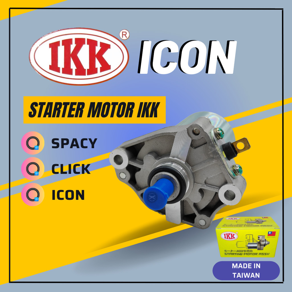 IKK ICON / CLICK STARTER MOTOR ASSY TAIWAN - HONDA ICON110 CLICK110 ...