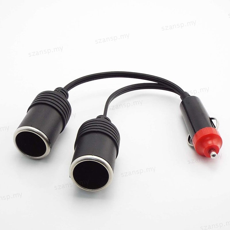 12V 24V 10A 2 Way Splitter Car Power Socket Dual Port Female Power ...