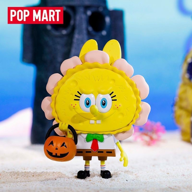 Straw Straw Straw POPMART LABUBU Spongebob Strawpants trendy blind bo ...