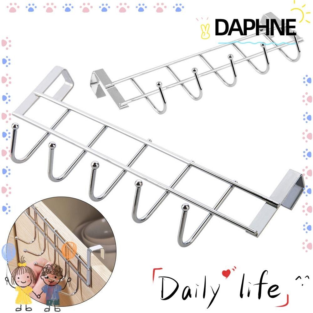 DAPHNE-HOME 5 Hooks Rack Home Good Load-Bearing Coat Hanger Door Hook ...