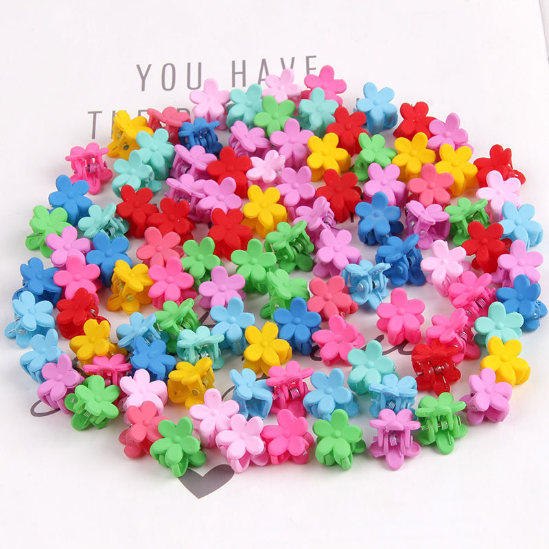 Hyuna's same style small flower hairpin grab spring colorful mini ...